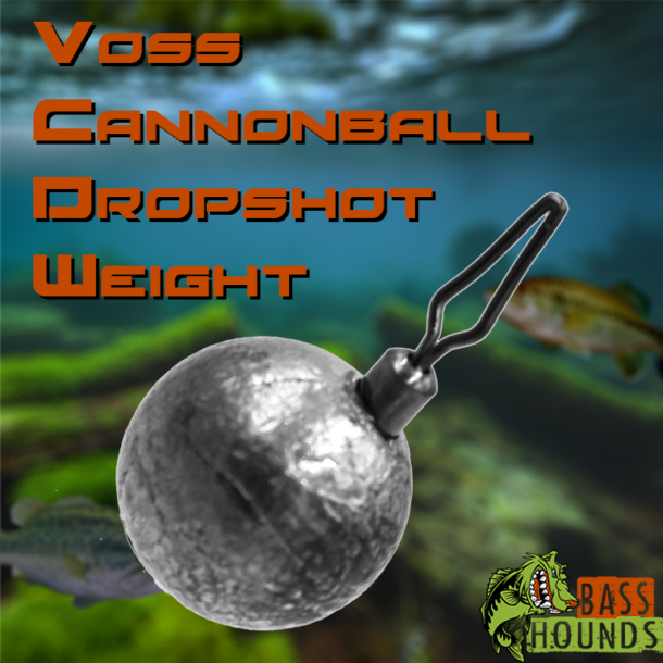 VOSS Cannonball Drop Shot Weight - Bass Hounds