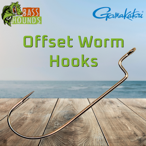 Gamakatsu Offset Worm Hook - Bass Hounds