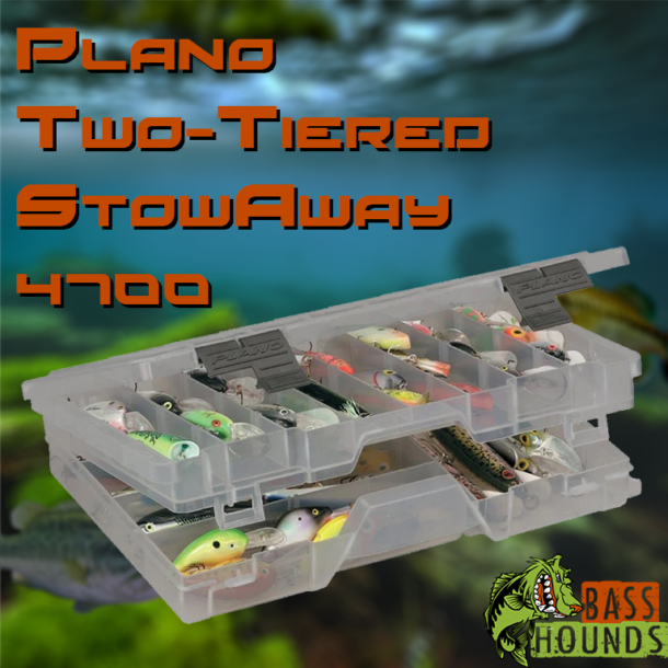 Plano Two Tiered StowAway Utility Box 4700 - Bass Hounds