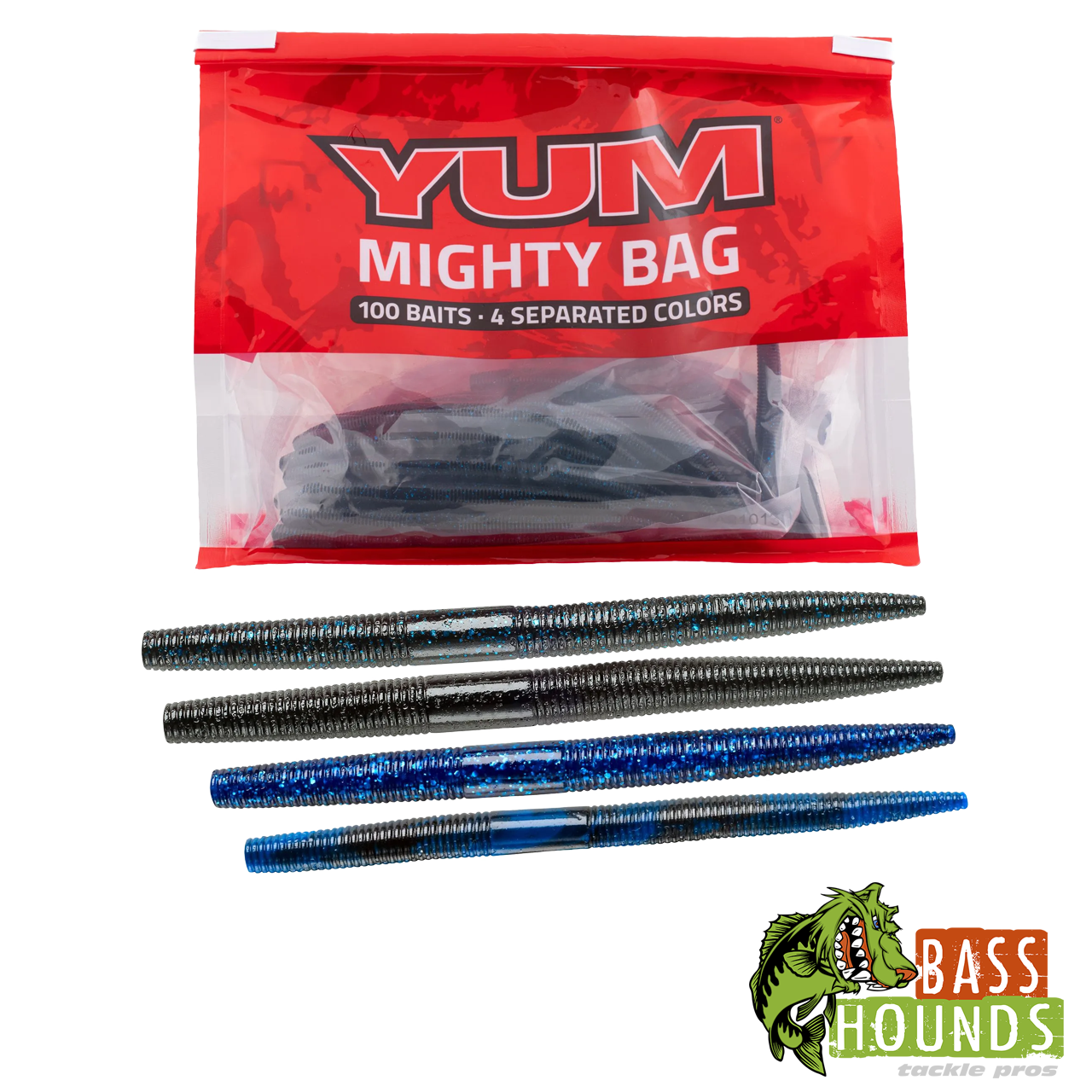 YUM Mighty Bag 100 Count - Bass Hounds